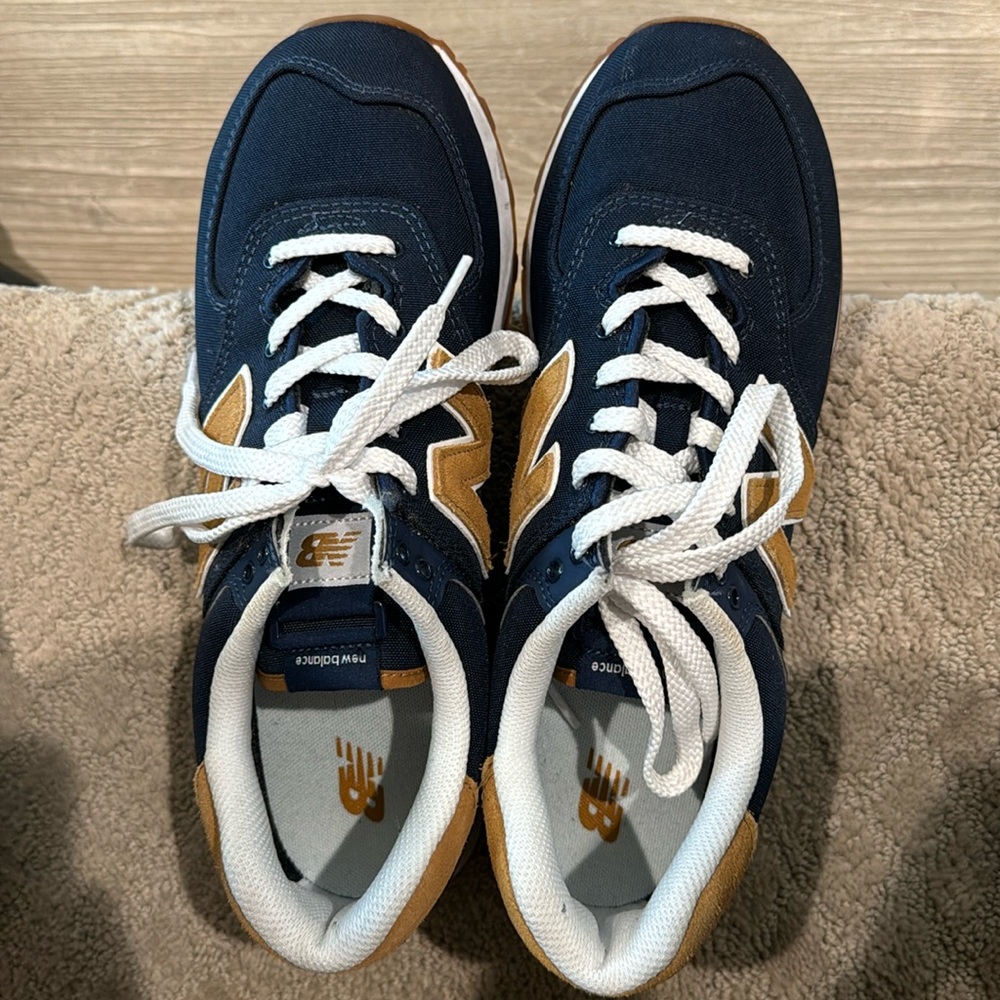 New Balance Encap Navy Blue & Suede Size 10 Men’s - Gem